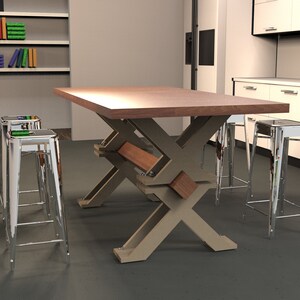 7 Plus Collection of Wooden Table Legs for CNC Cutting Through .DXF and ...