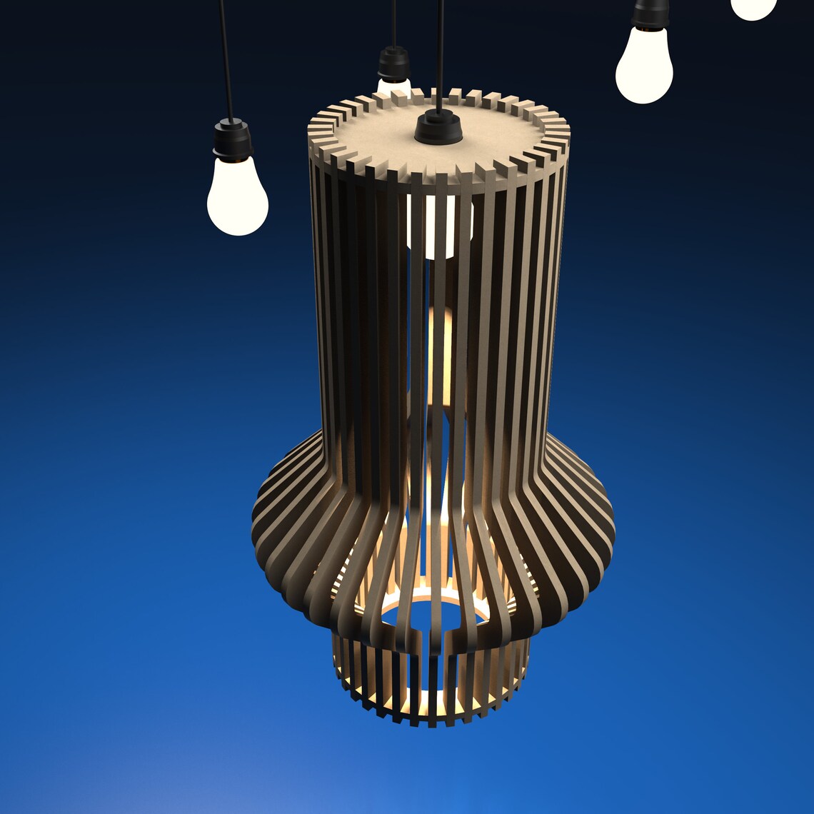 Hanging Pendant Lights, Ceiling Lamp DXF FILES for CNC or Laser Machine ...