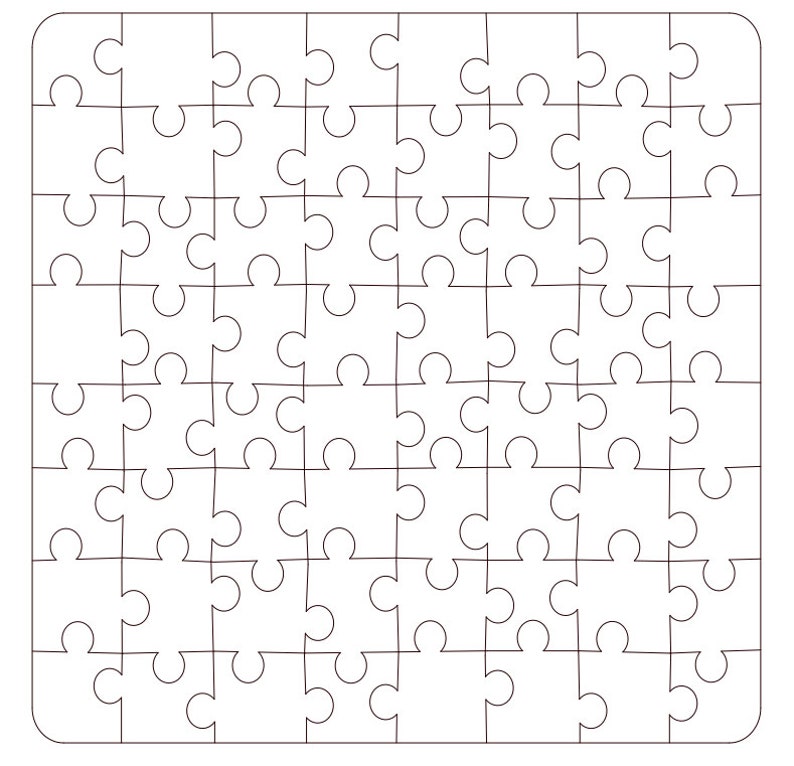 8 Structures for Puzzles of Different Shapes and Number of Pieces the ...