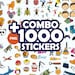1000+ Unique Stickers Combo: Printable PNG & SVG (digital Download) - Etsy