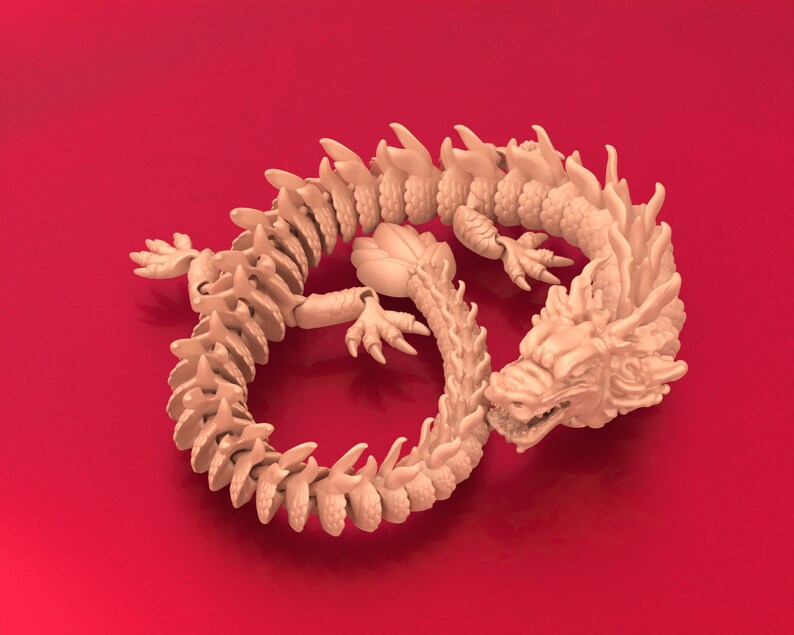 Articulated 3D Print Dragons STL Files: 9 Dragon Combo (digital ...