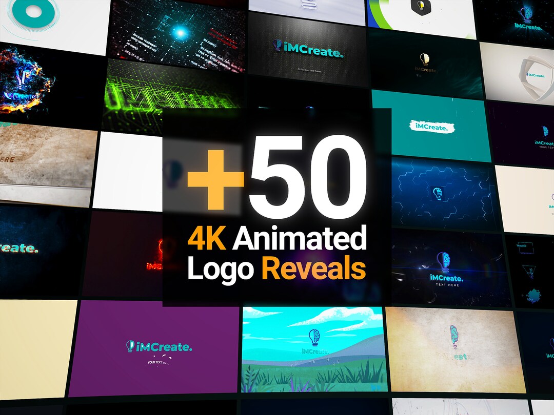50+ Logo Animation Templates: 4K After Effects Pack (AEP File) - Etsy
