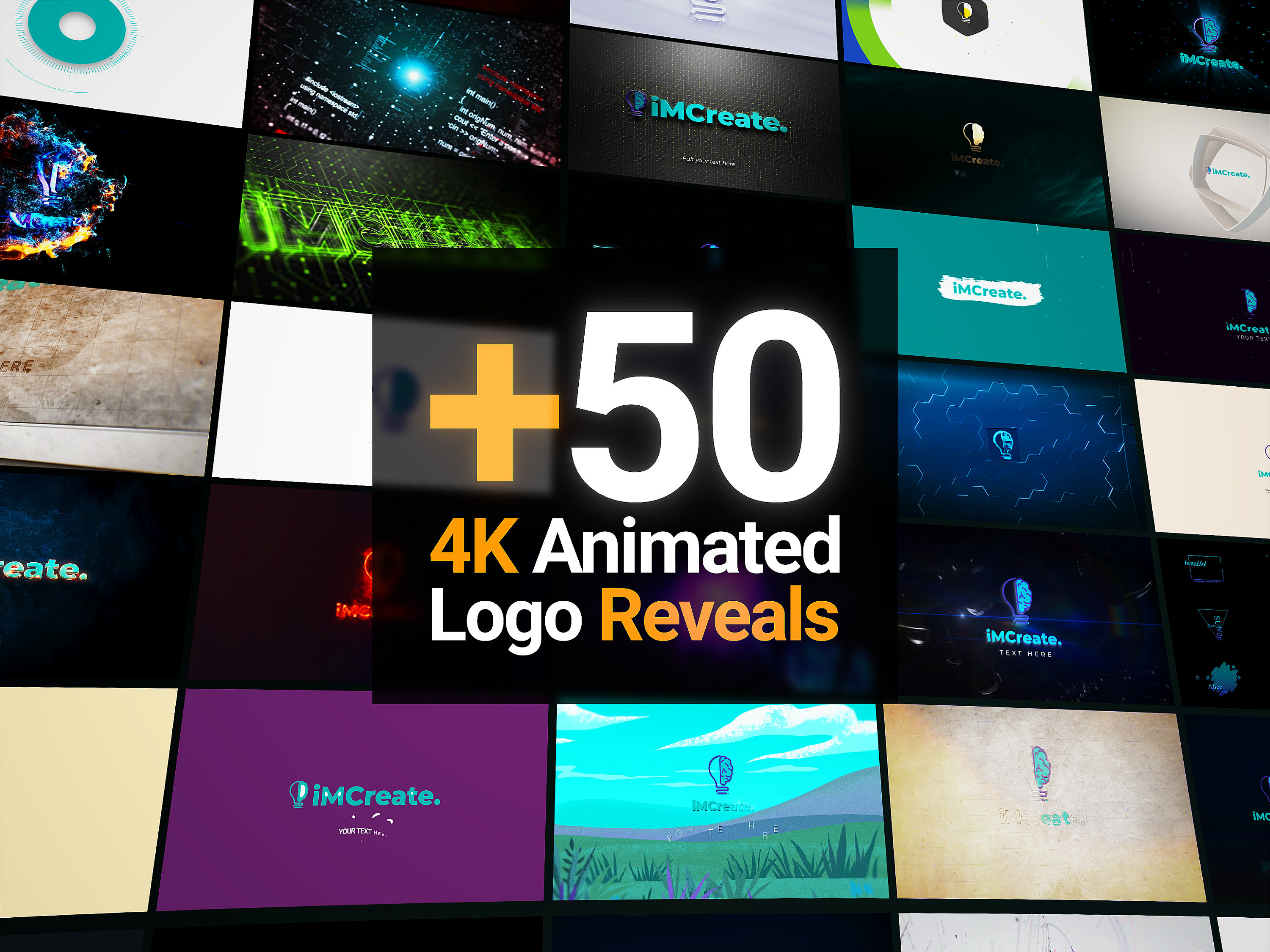 Over 50 Logo Animation | Pack Reveal | Logo Animation Templates for ...
