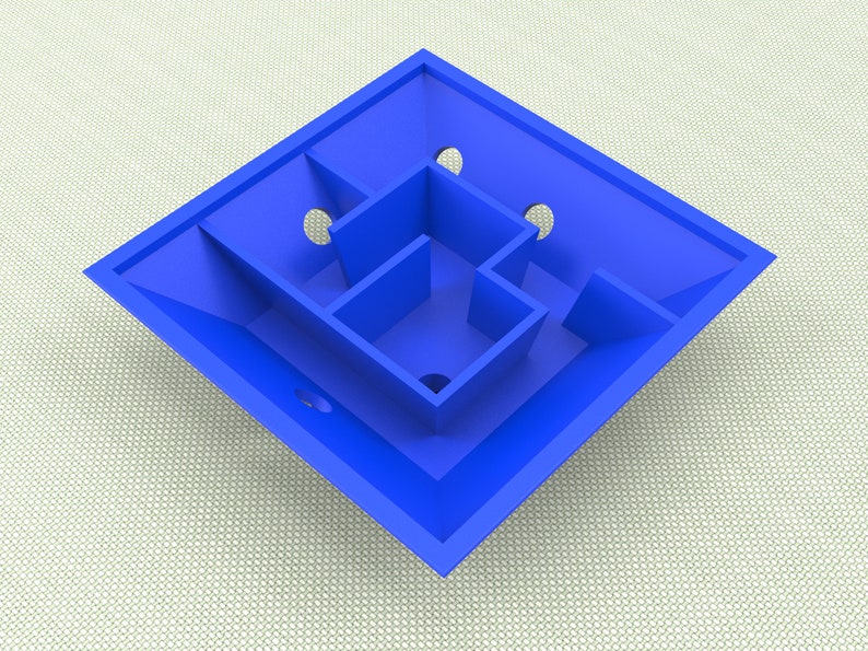 3D Printable Cube Labyrinth Game, Multi Faceted Puzzle With STL Files ...