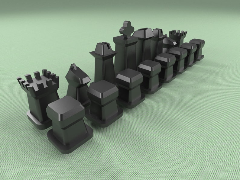 Braille Chess Set STL File: Tactile Design for Visually Impaired ...