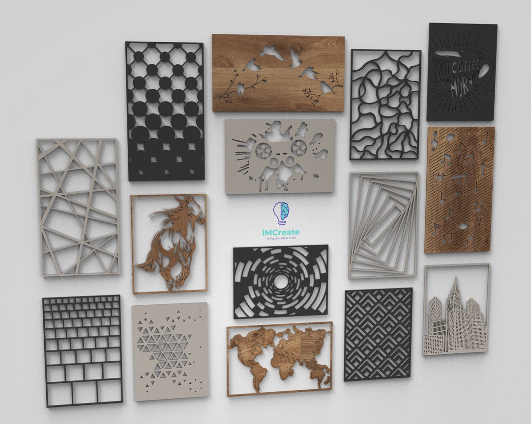 CNC Wall Art Panels Collection | for Cnc and Laser Cutting Machine ...
