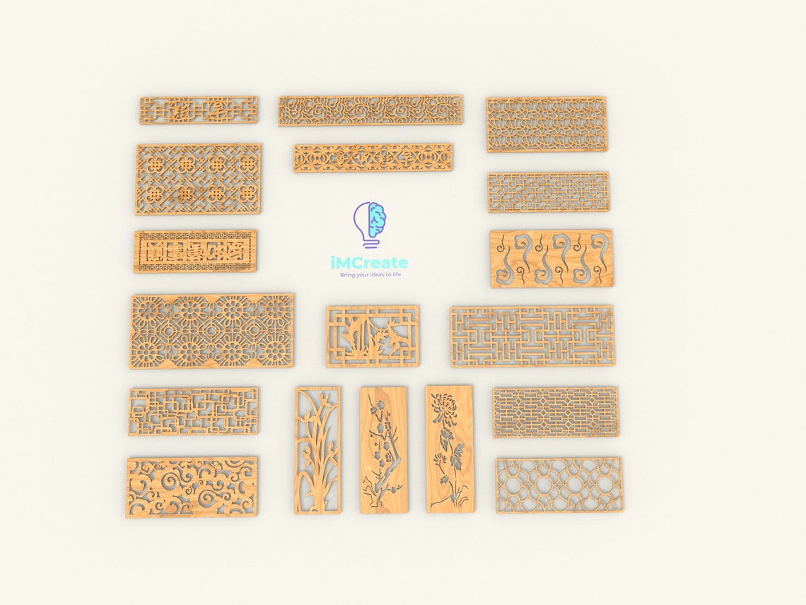 50 CNC Art File.- Wall Art Panels Collection | for Cnc and Laser ...