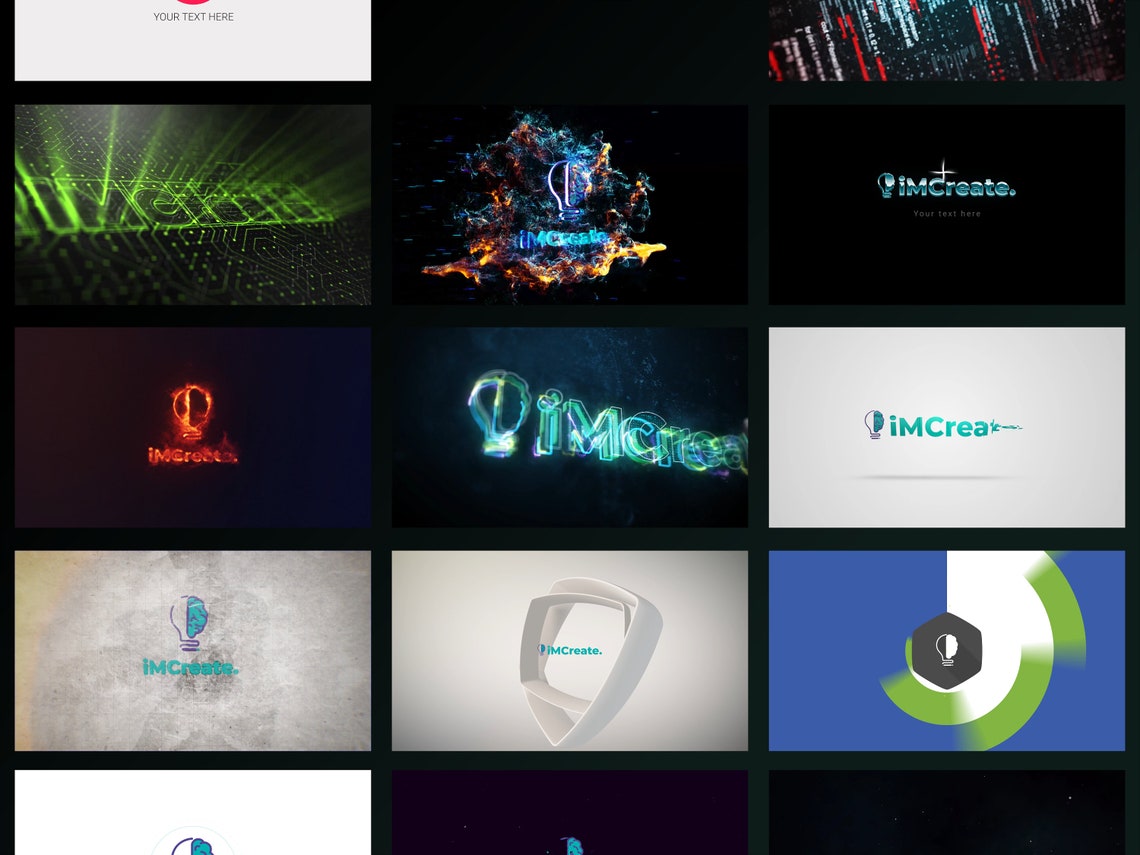 Over 50 Logo Animation | Pack Reveal | Logo Animation Templates for ...