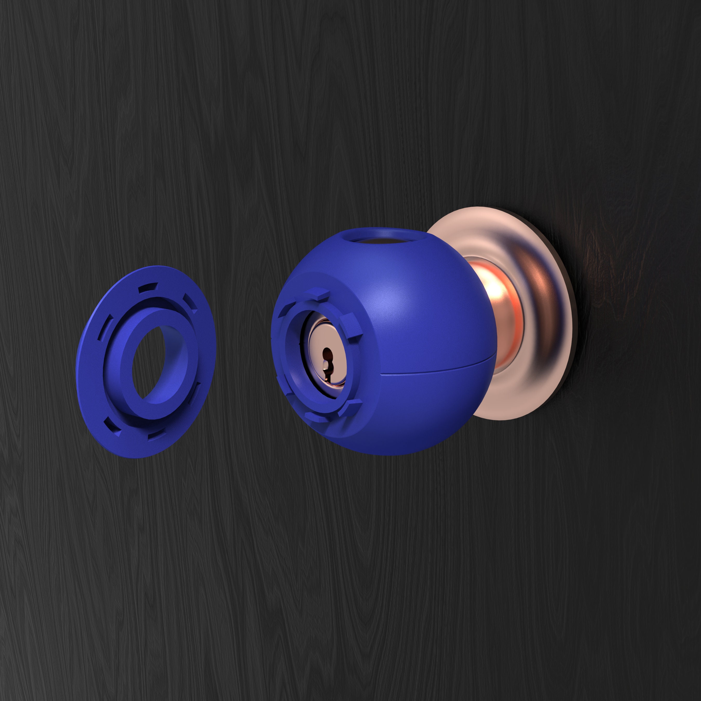 2 Differents Models of Door Knob Cover STL for 3D Printing | Child or ...