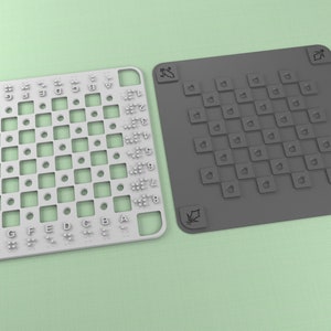 Braille Chess Set STL File: Tactile Design for Visually Impaired ...