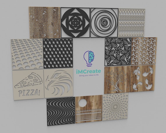 15 CNC Wall Art Panels Collection for Cnc and Laser Cutting - Etsy
