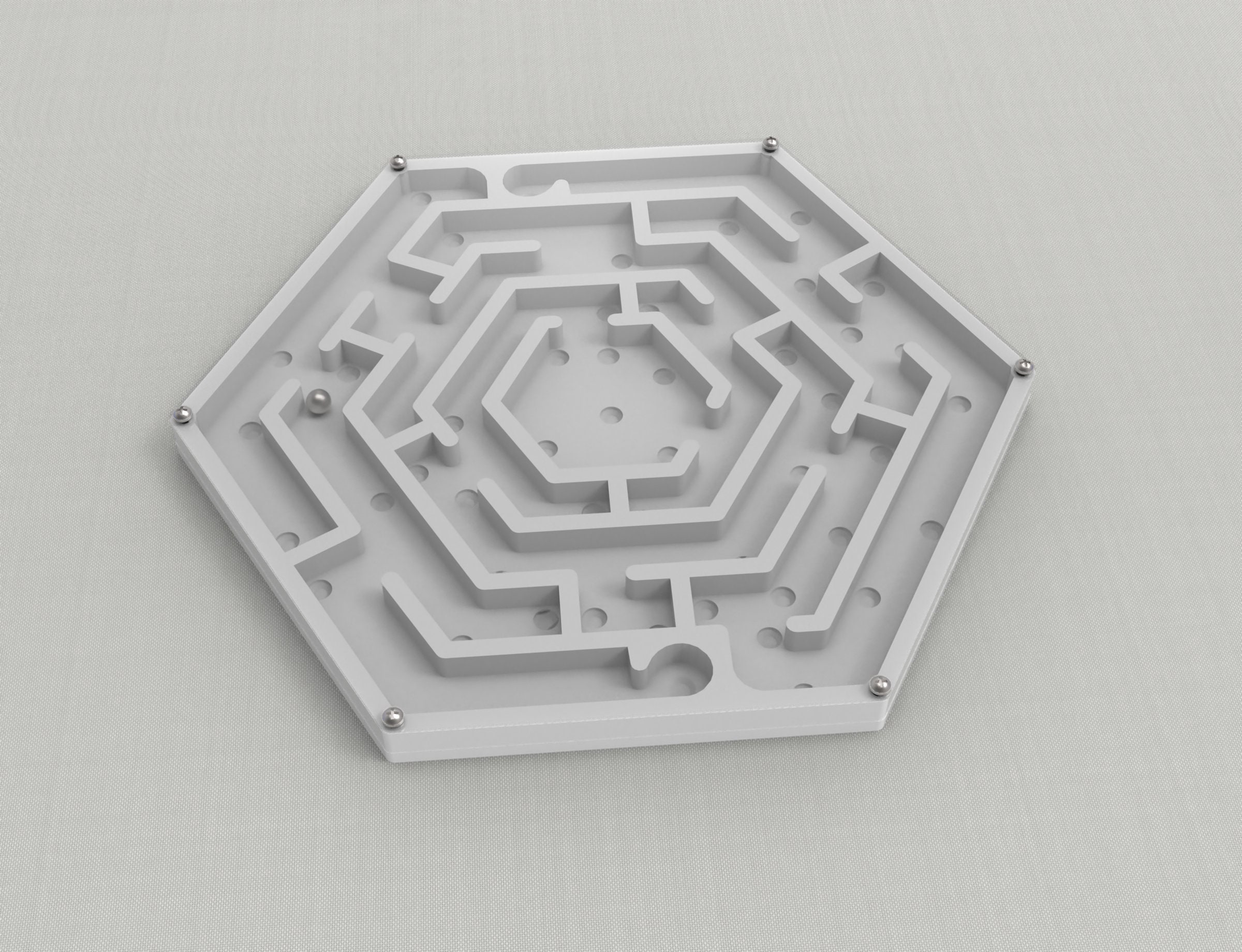 3D Print & Laser Cut File of Maze Game Set: Pack of 7 With DIY Acrylic ...