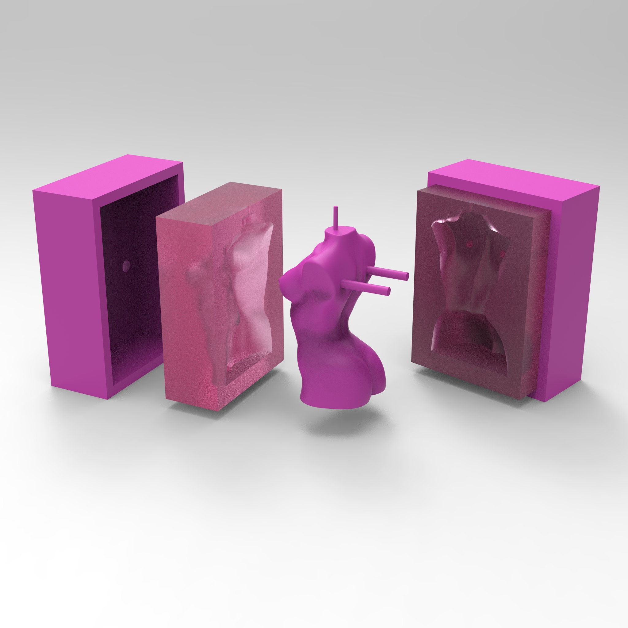 CANDLES MOLDS STL | 3D Print Stl File - Etsy