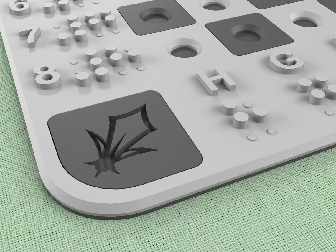 Braille Chess Set STL File: Tactile Design for Visually Impaired ...