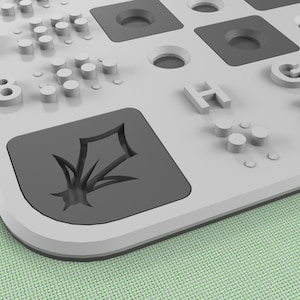 Braille Chess Set STL File: Tactile Design for Visually Impaired ...