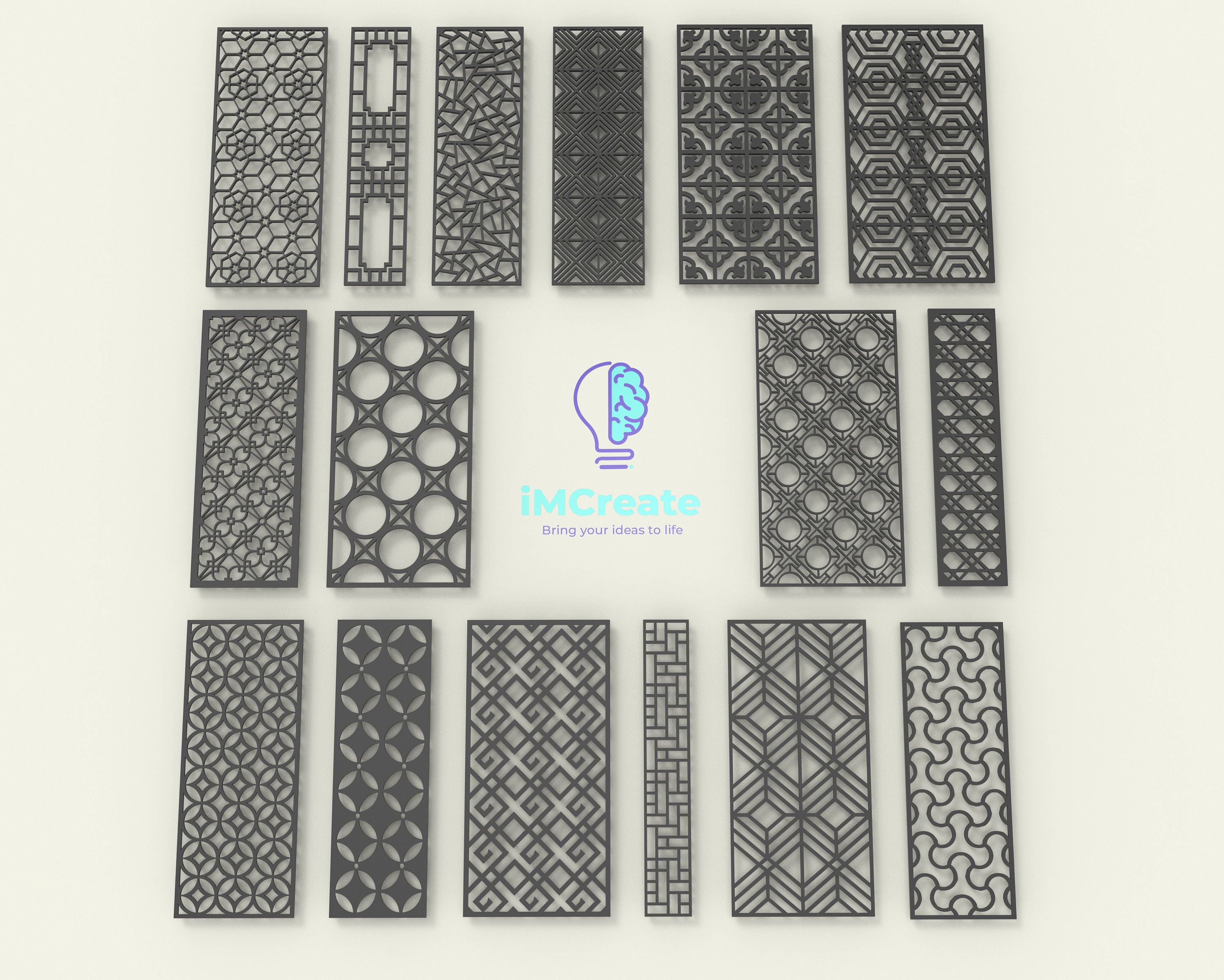 350 CNC Art File.- Wall Art Panels Collection | for Cnc and Laser ...