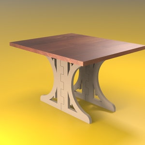 7 Plus Collection of Wooden Table Legs for CNC Cutting Through .DXF and ...