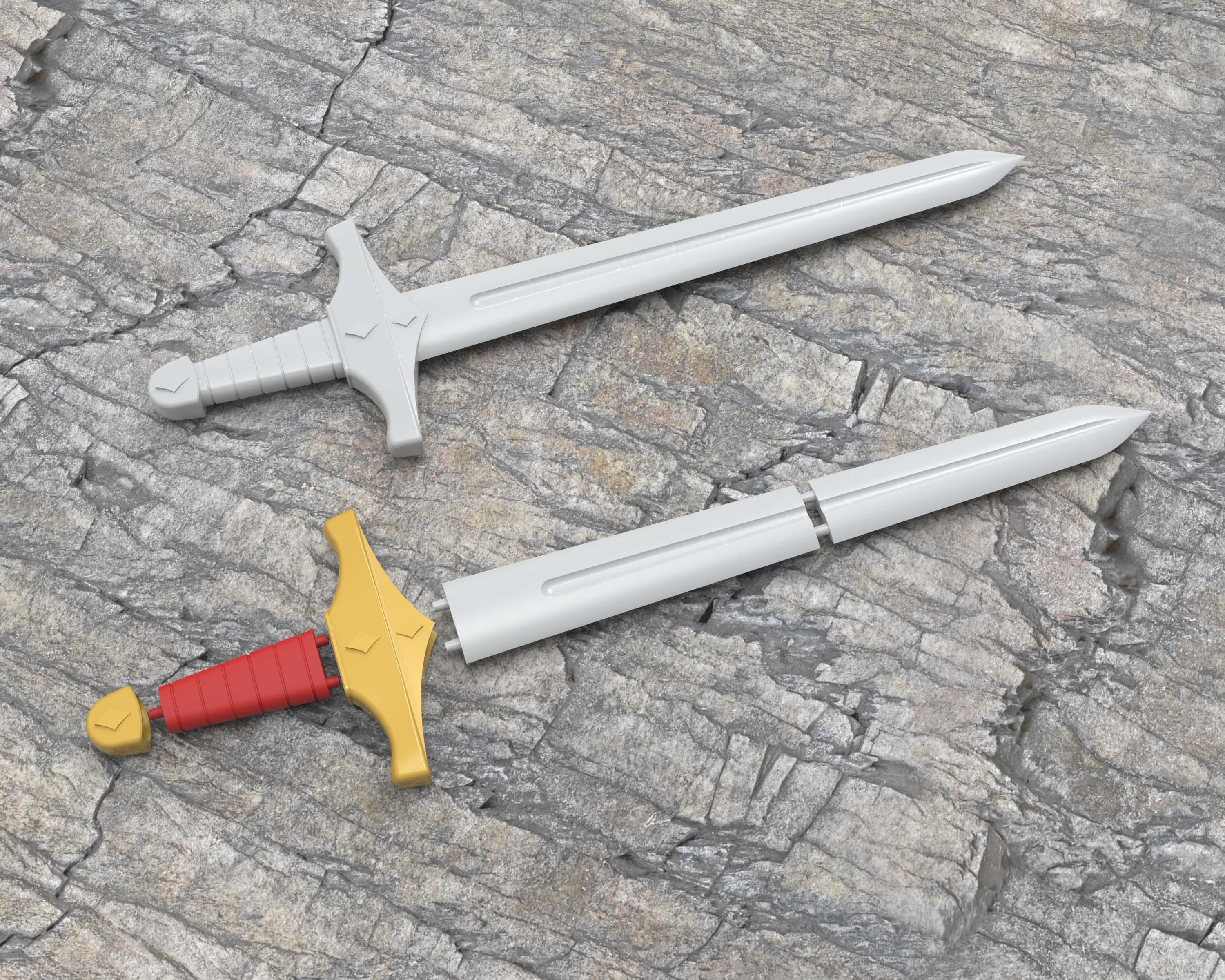 5 Swords 3D Print Models: STL Files - Etsy
