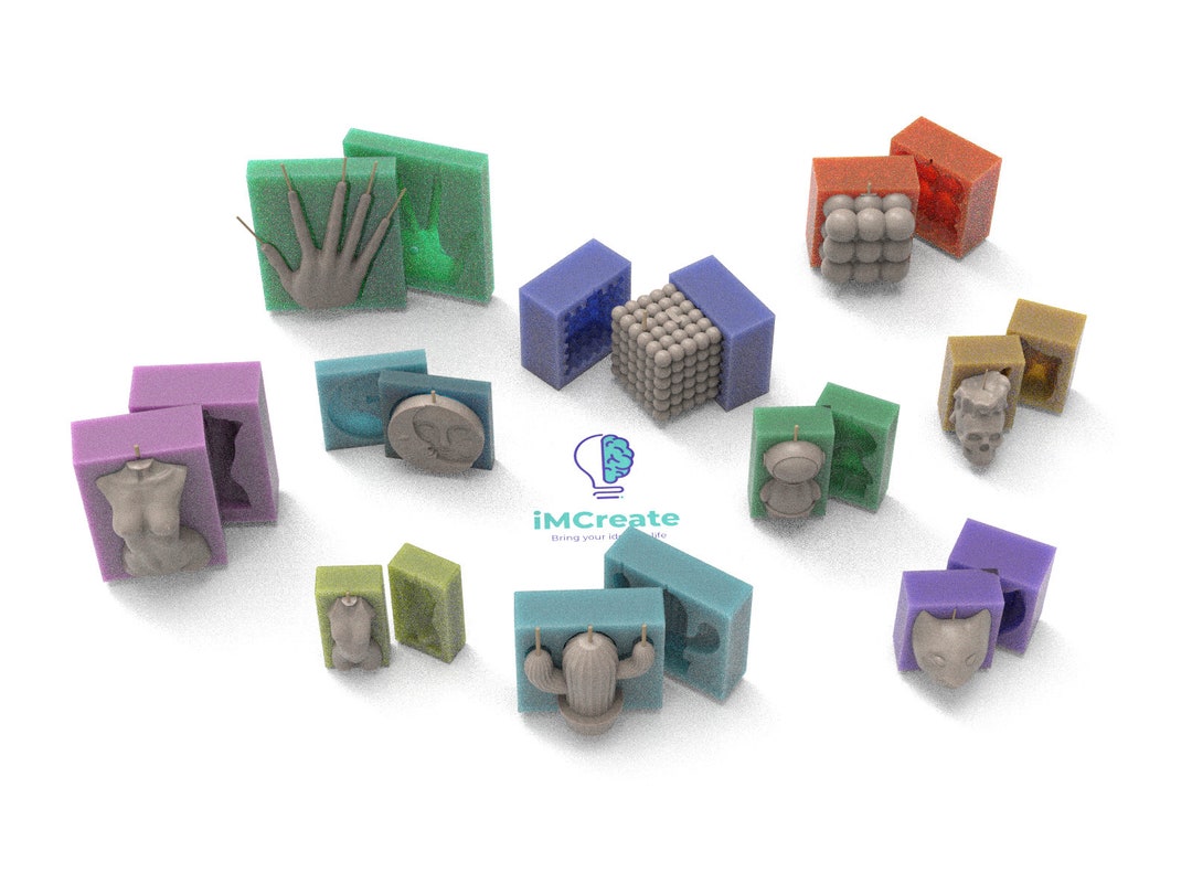 CANDLES MOLDS STL | 3D Print Stl File - Etsy