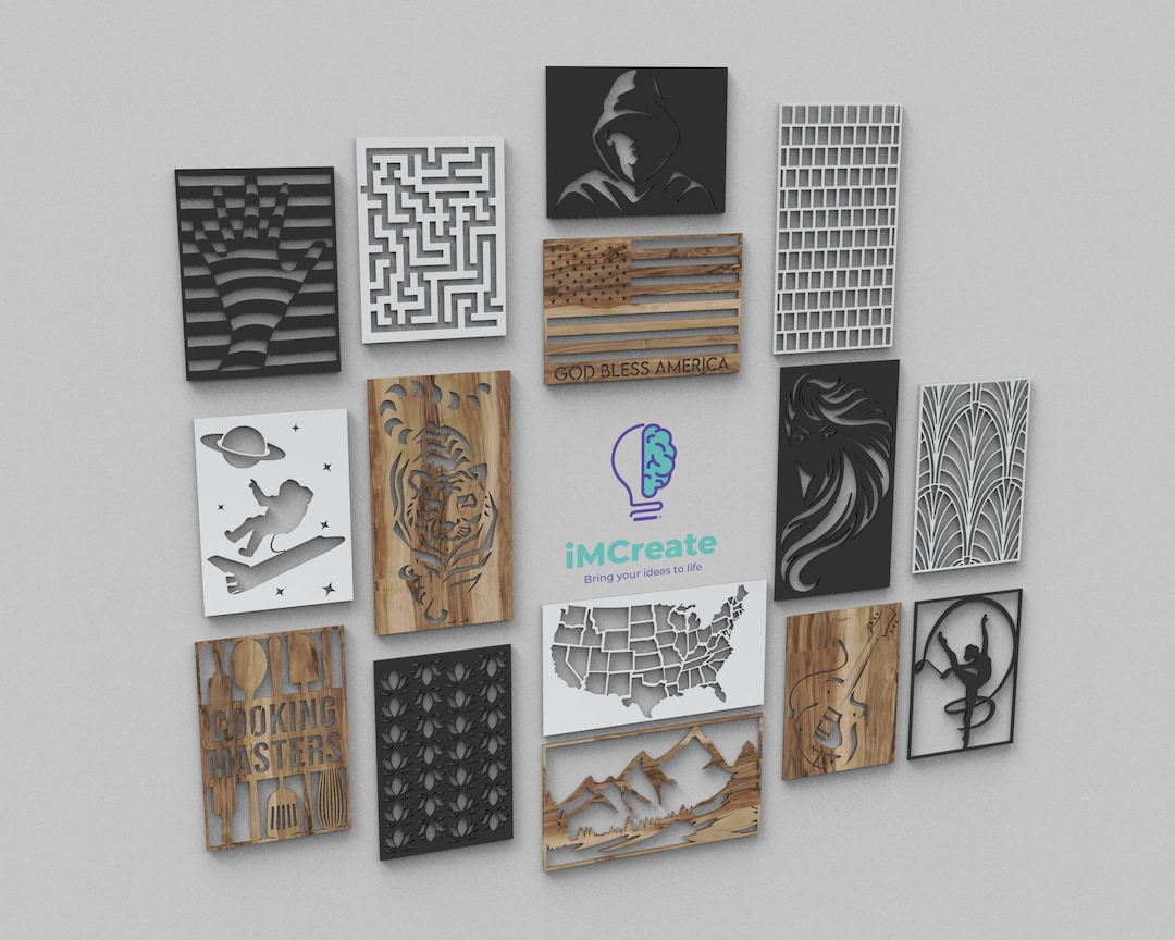 15 CNC Wall Art Panels Collection | for Cnc and Laser Cutting Machine ...