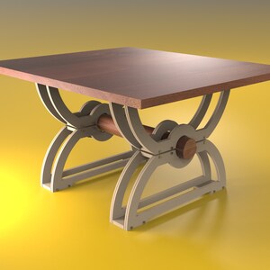 7 Plus Collection of Wooden Table Legs for CNC Cutting Through .DXF and ...