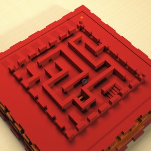 Mayan Construction Inspired Maze Puzzle - 3D Printed, Four-floored ...