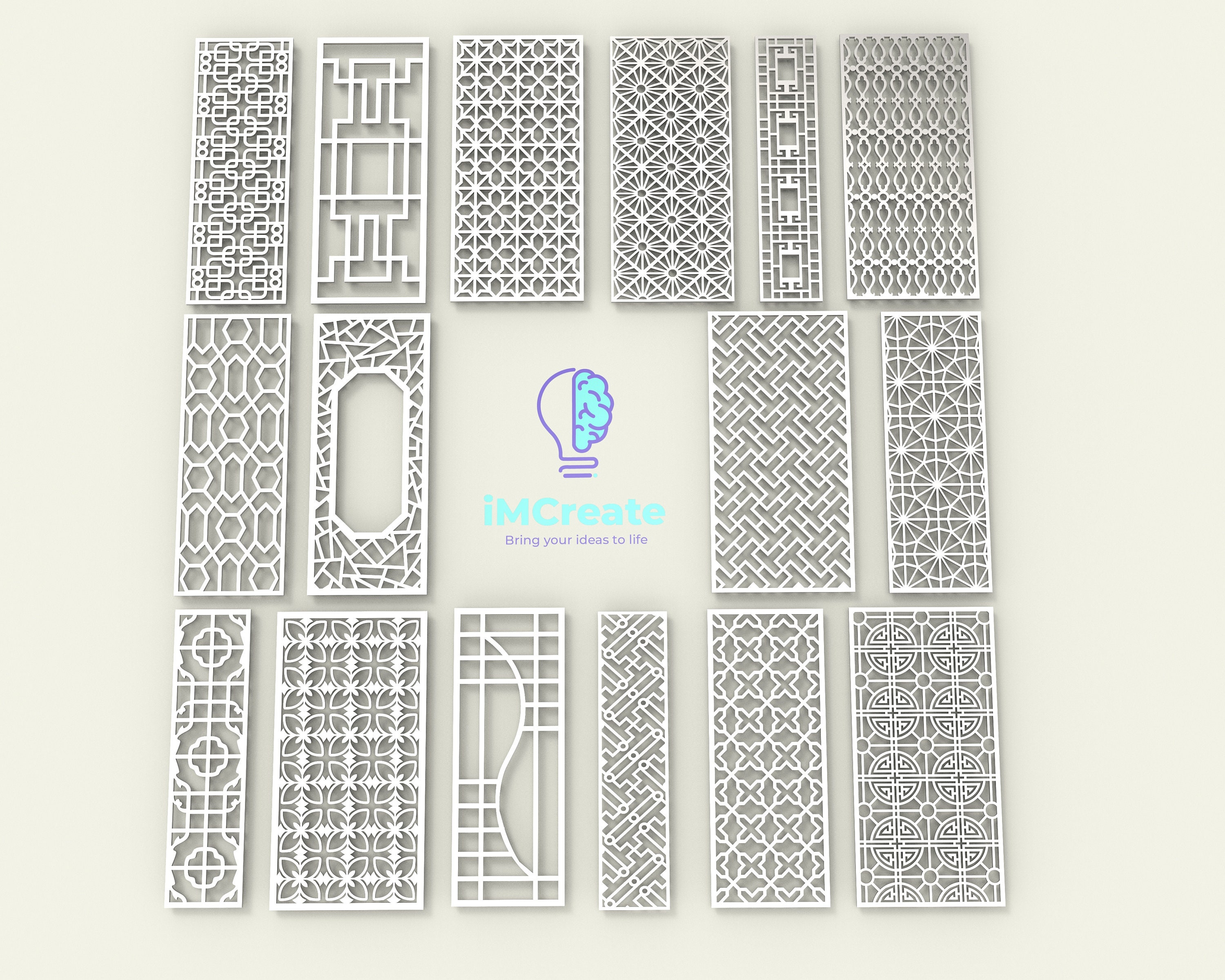 50 CNC Art File.- Wall Art Panels Collection | for Cnc and Laser ...