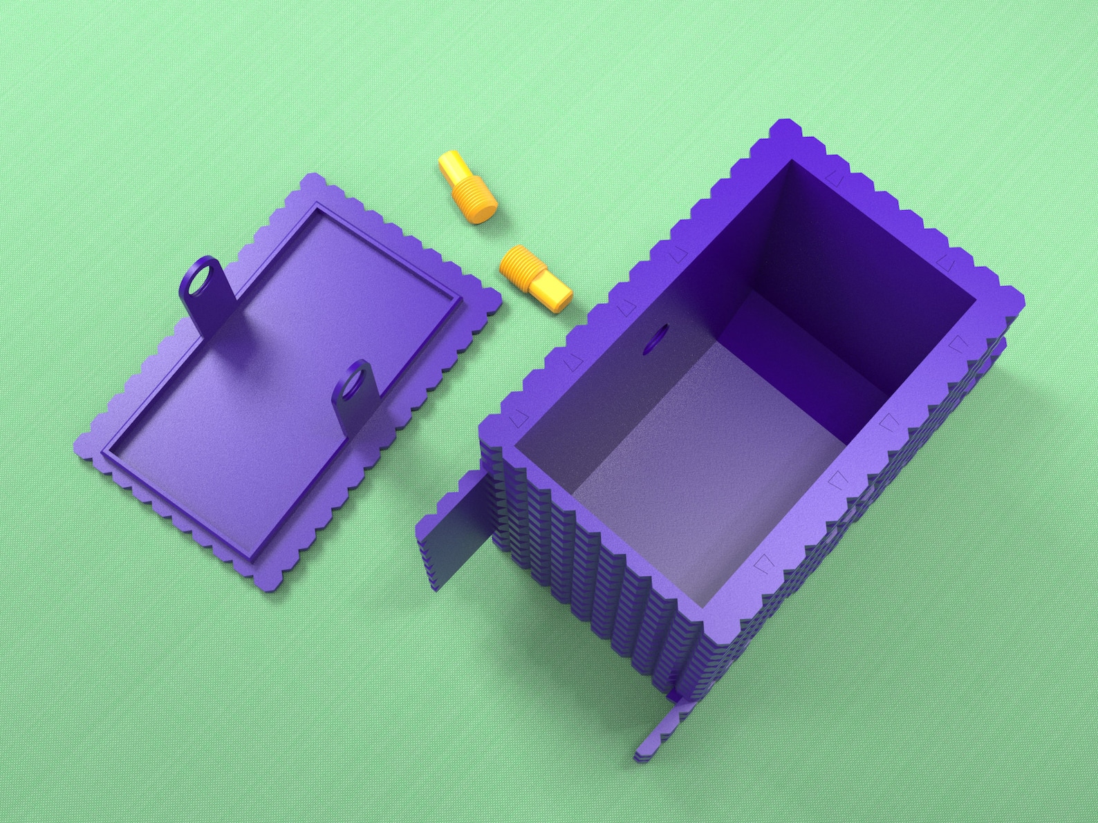 3D Printable Interactive Storage Box: Assembly Mechanism STL Files ...