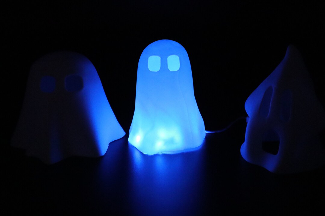 3D Printable Ghost Designs, Halloween Decor, Set of 3 Ghost STL Files ...