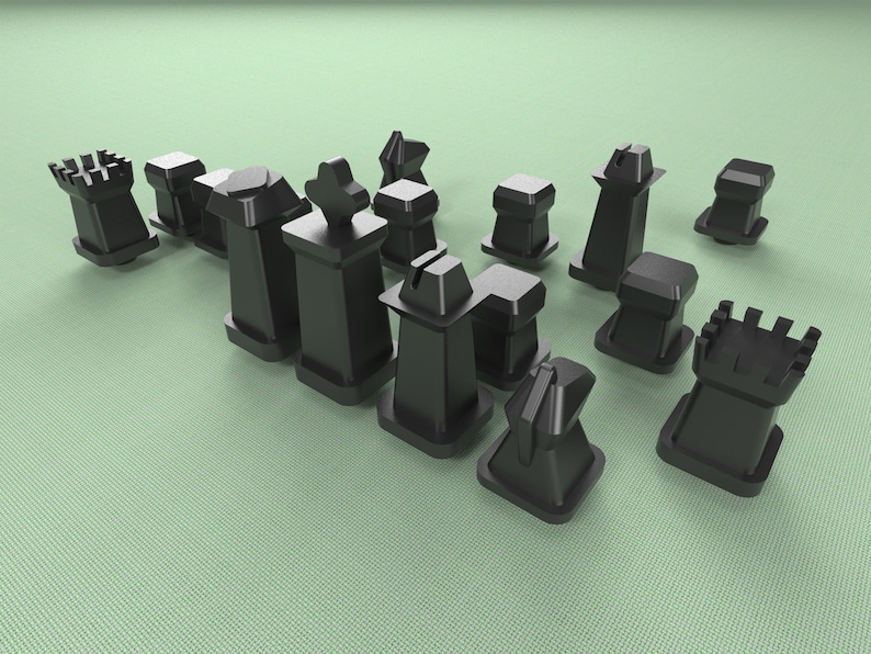 Braille Chess Set STL File: Tactile Design for Visually Impaired ...
