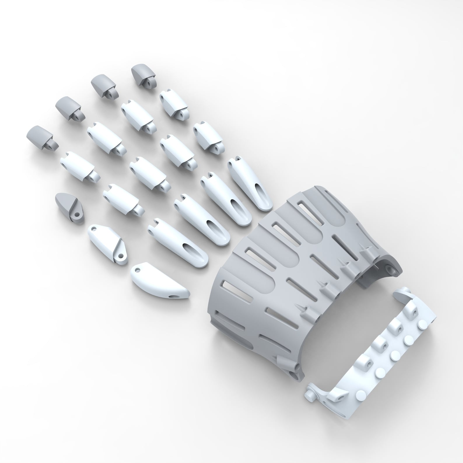 3D Print Prosthetic Hand With Elastics: STL Files (digital Download) - Etsy