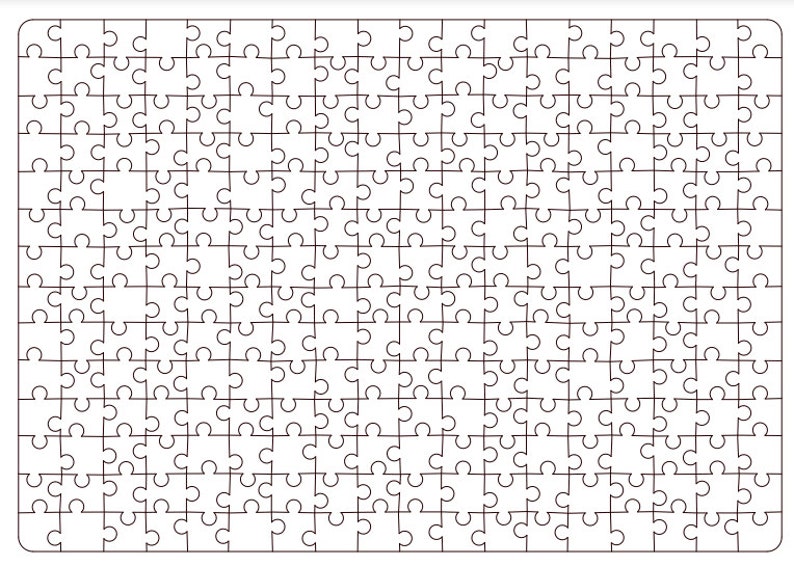 8 Structures for Puzzles of Different Shapes and Number of Pieces the ...