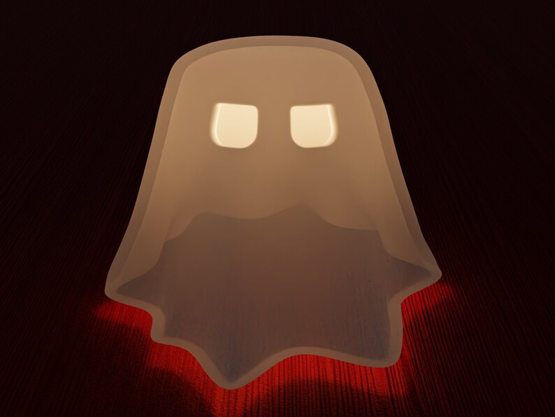 3D Printable Ghost Designs, Halloween Decor, Set of 3 Ghost STL Files ...