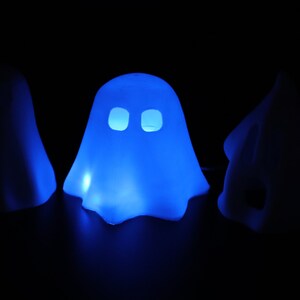 3D Printable Ghost Designs, Halloween Decor, Set of 3 Ghost STL Files ...