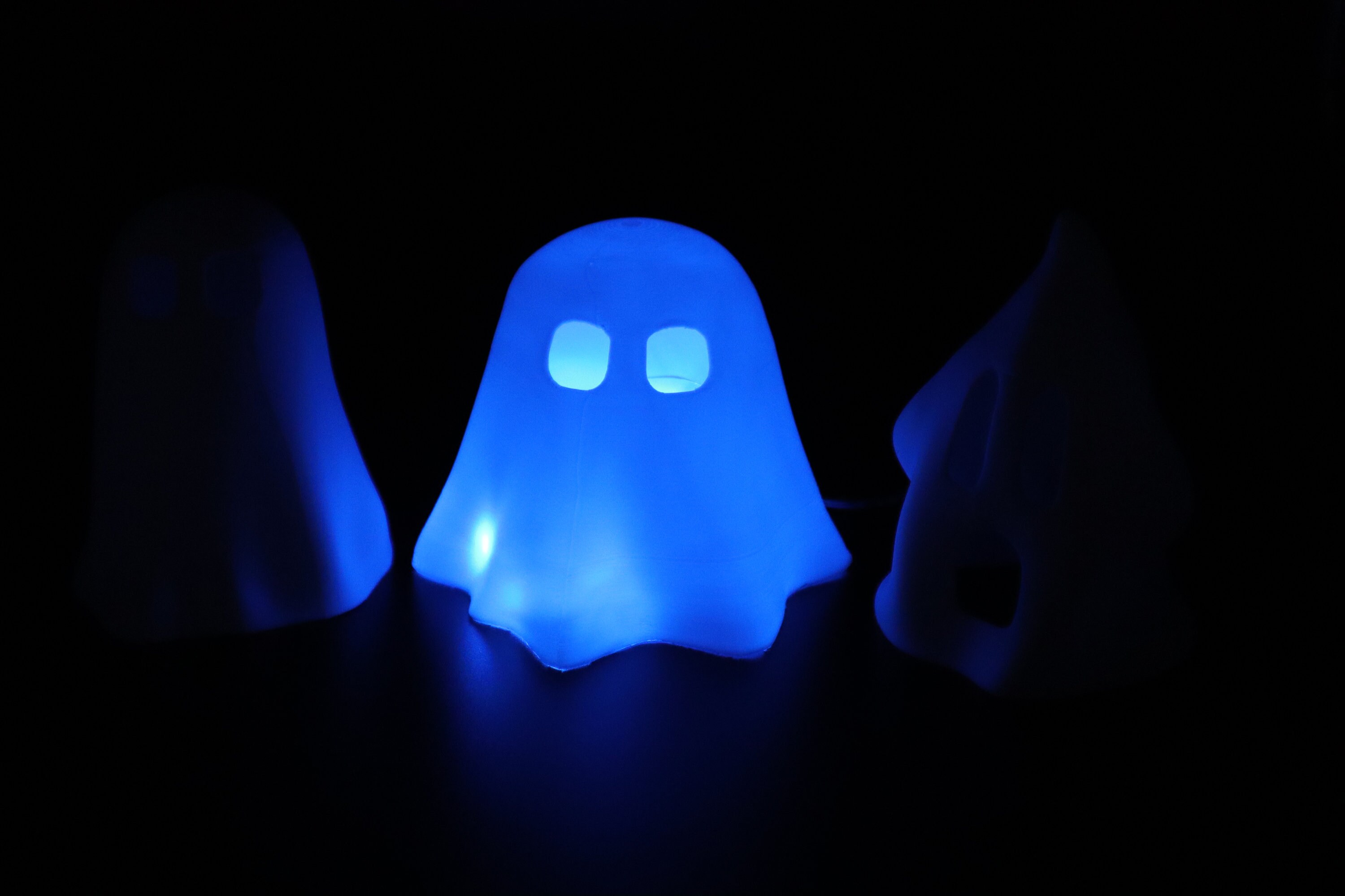 3D Printable Ghost Designs, Halloween Decor, Set of 3 Ghost STL Files ...