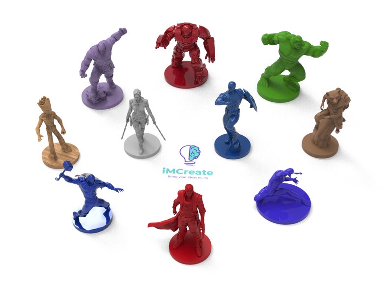 MARVEL STL 3D stl Format - Etsy