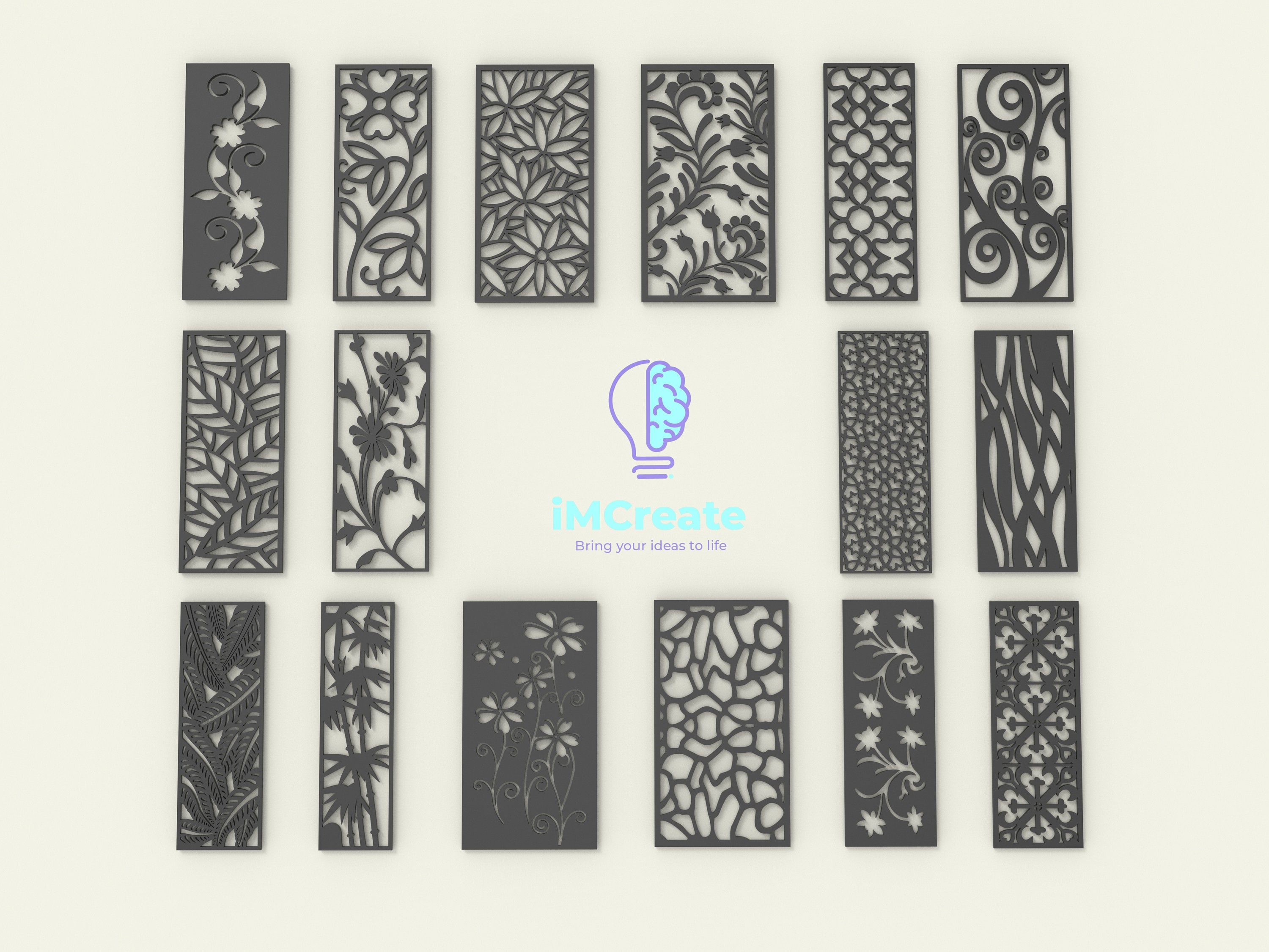 350 CNC Art File.- Wall Art Panels Collection | for Cnc and Laser ...