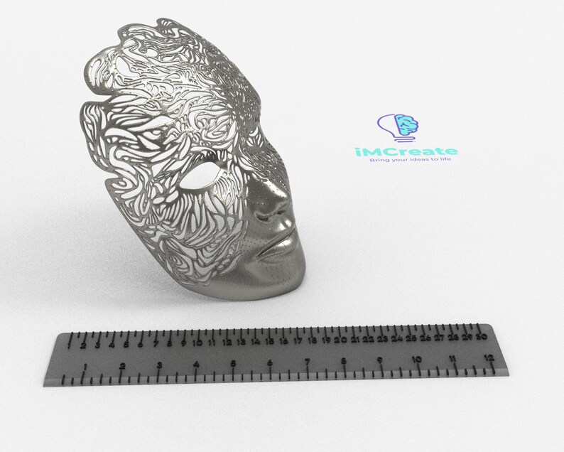 Superhero Mask STL File for Halloween Custom Mask for 3D Print - Etsy