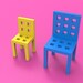3D Printable Puzzled Chair Stacking Game: Rubik's Cube Inspired (STL ...