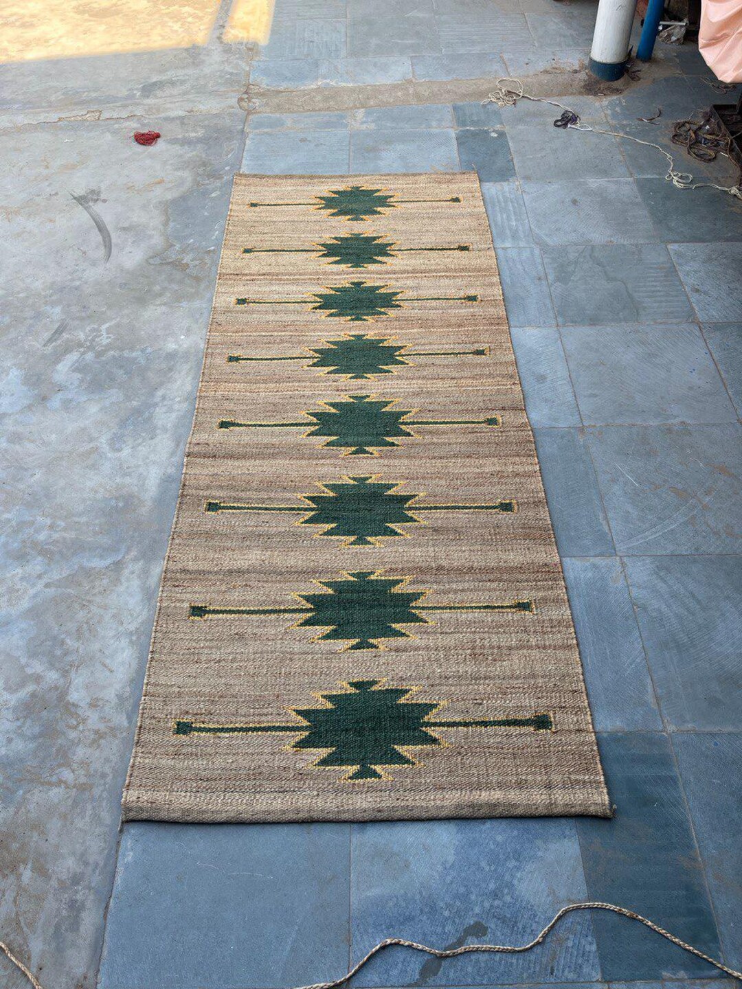 Natural Green Jute Runner ,stair Runner Self Fit Stair Runner ,hemp ...