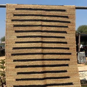 Stair Runner, Hallway Jute Runner, Handmade Jute Runner, Hemp Jute ...