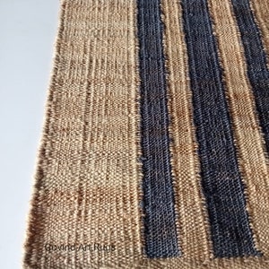 Handknotted Hallway Jute Runner, Custom Size Runner, Stair Jute Runner ...