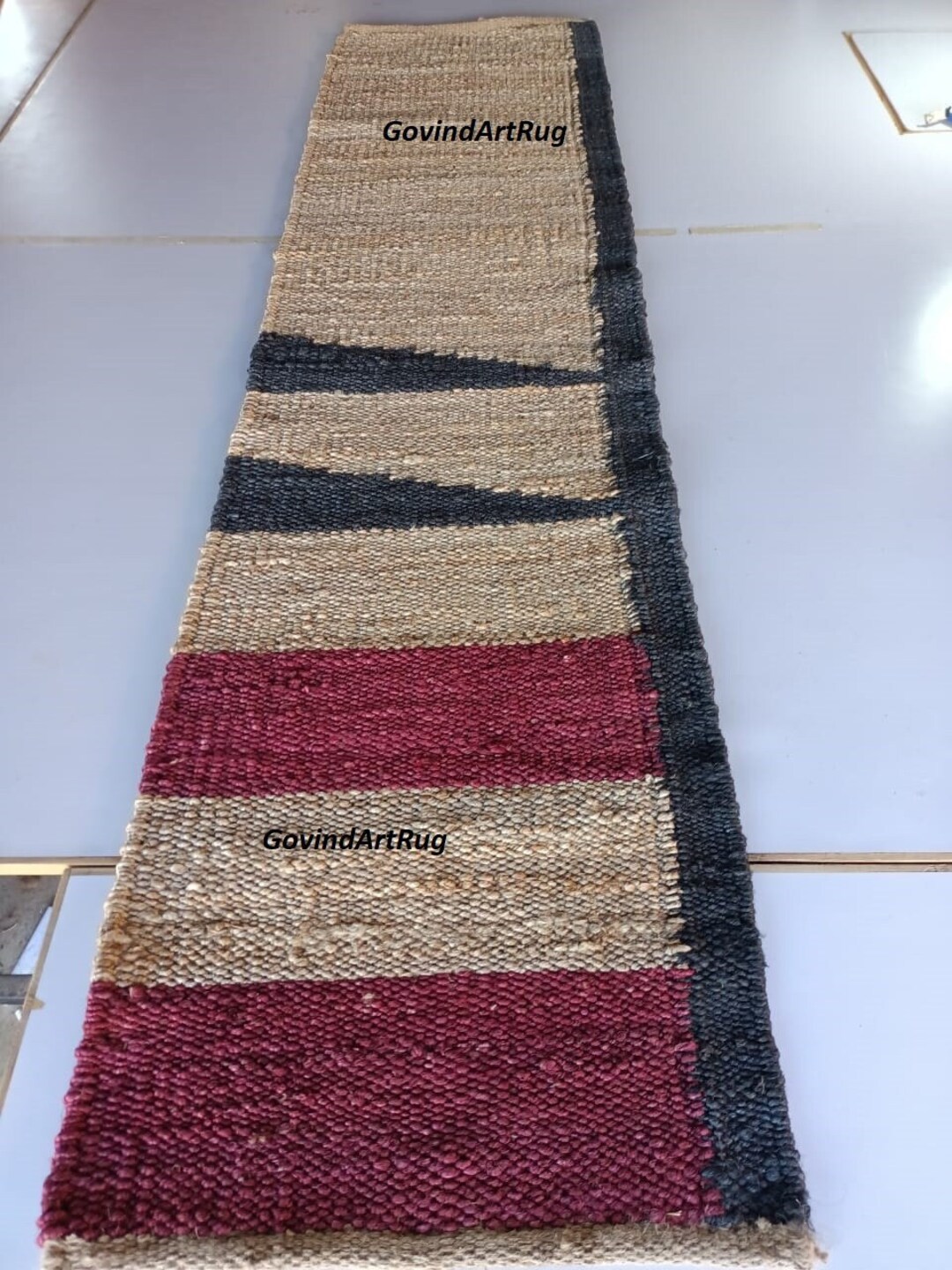 Jute Rug/runner, Hemp Runner, Turkish Runner, Hallway Runner, Bed Side ...