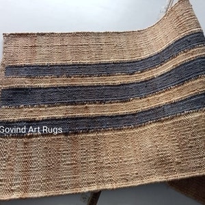 Handknotted Hallway Jute Runner, Custom Size Runner, Stair Jute Runner ...