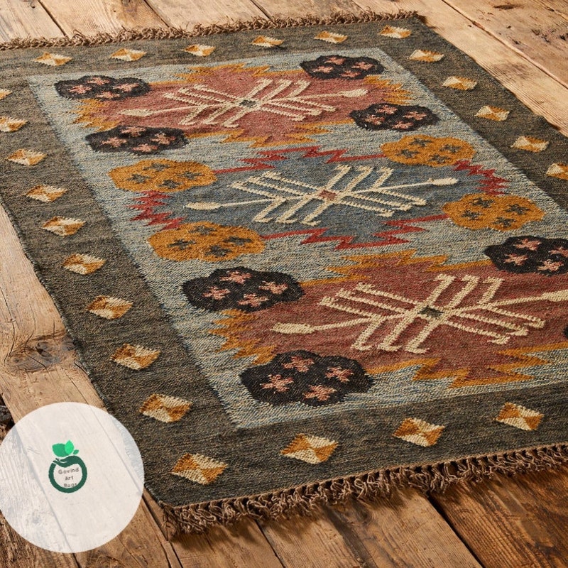 Dhurrie Rugs - Etsy