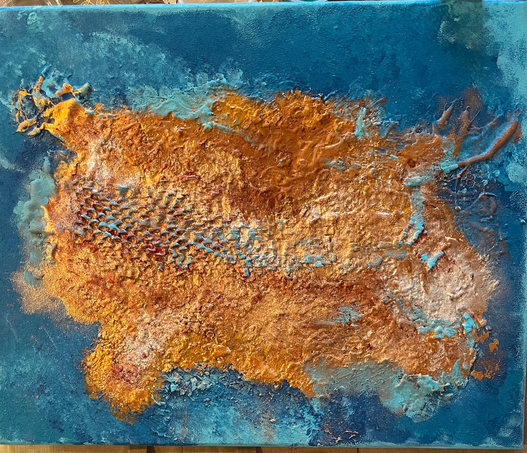 Original Abstract Painting Island #5 - Etsy