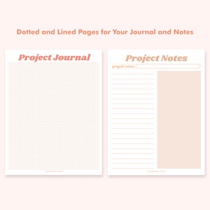 Project Planner Printable, Project Planner Template, Printable Planner ...