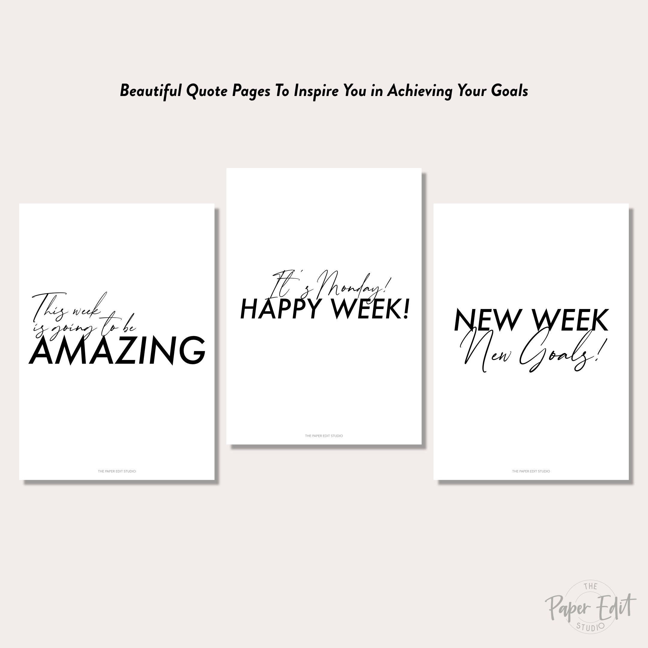 Weekly Planner Printable, Printable Planner Pages, Weekly Planner ...