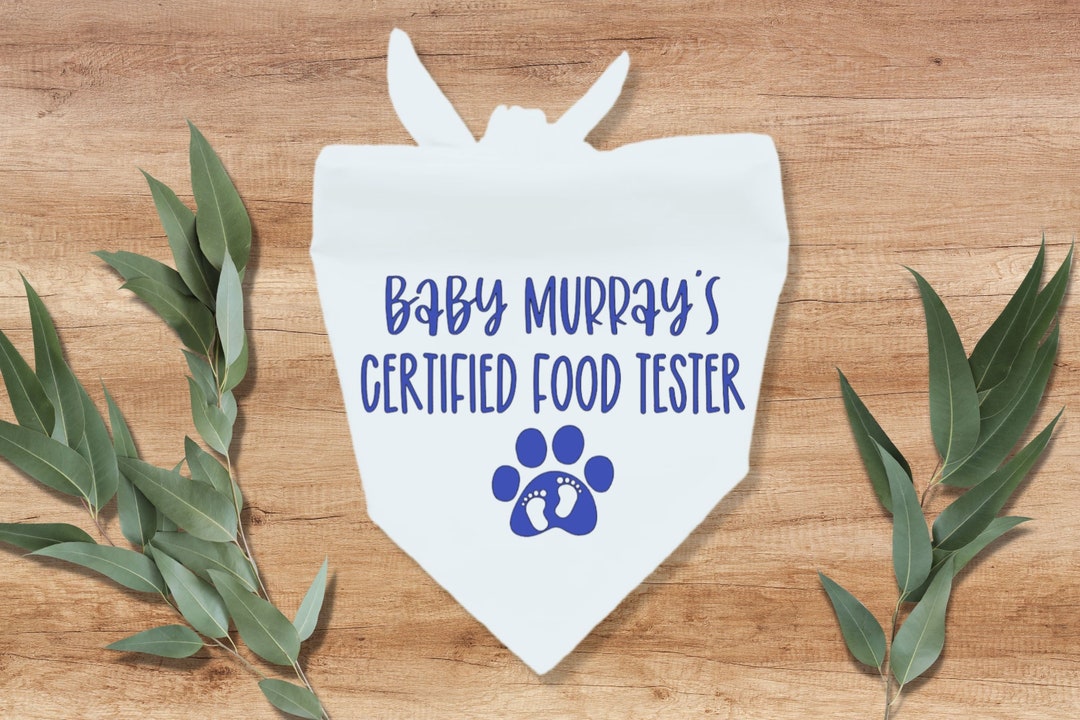 Baby Food Tester Custom Baby Shower Gift Dog Pregnancy - Etsy