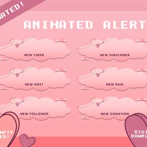 Cupid's Arrow Complete Twitch Stream Overlay Pack Animated |stream ...